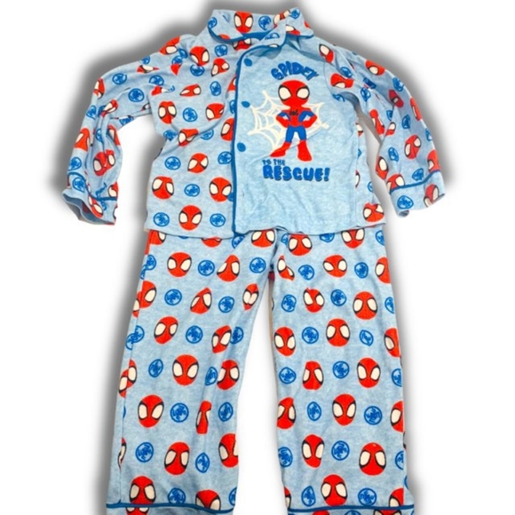 Marvel | Pajamas | Spiderman Spidey To The Rescue Boys Flannel Coat ...